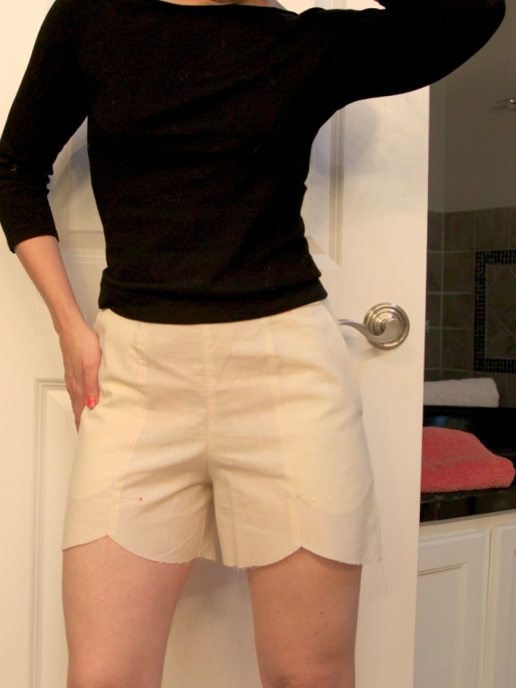 Fixing a Rise: Scallop Shorts Alteration • Cloth Habit